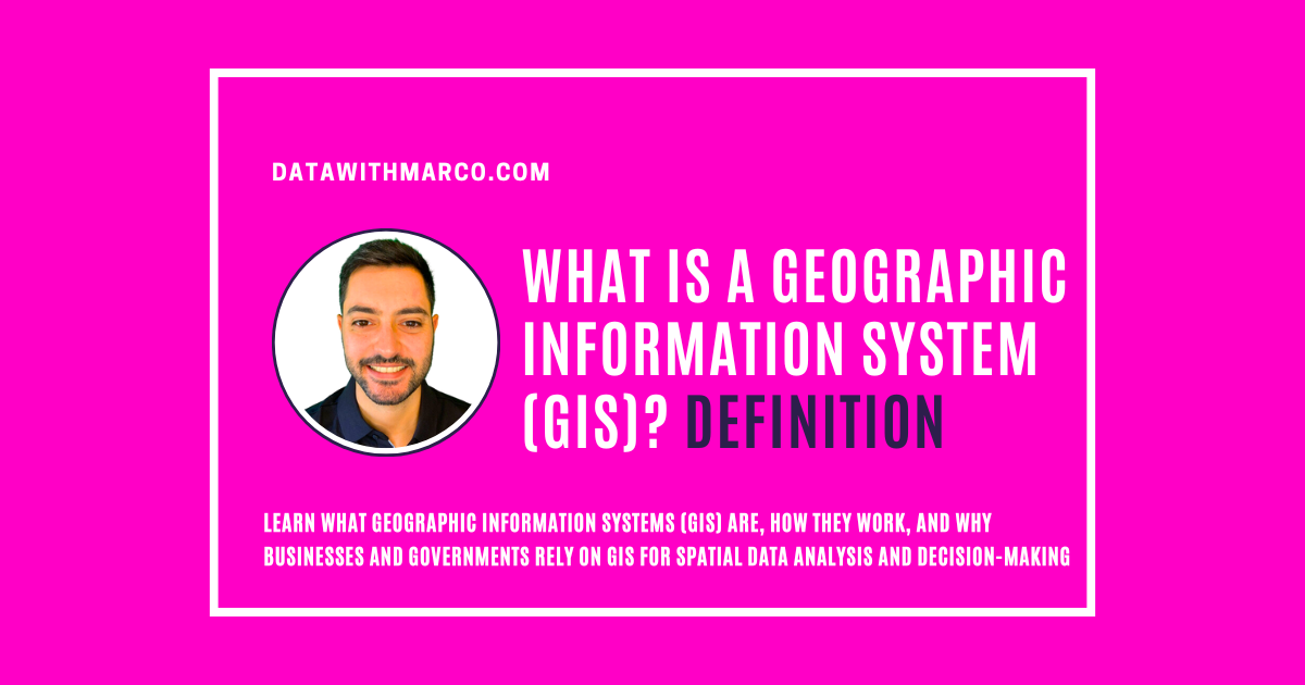 What is a Geographic Information System (GIS)? What is a Geographic Information System (GIS)?